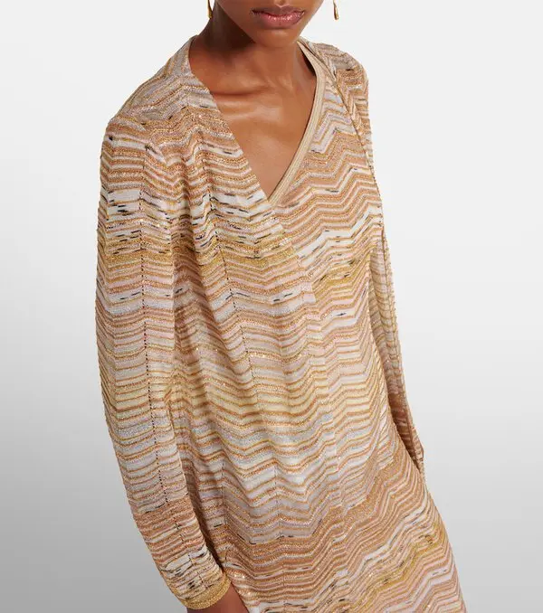 Missoni Zigzag Lamé Cardigan - Multicoloured