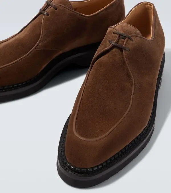 John Lobb Ted Suede Oxford Shoes