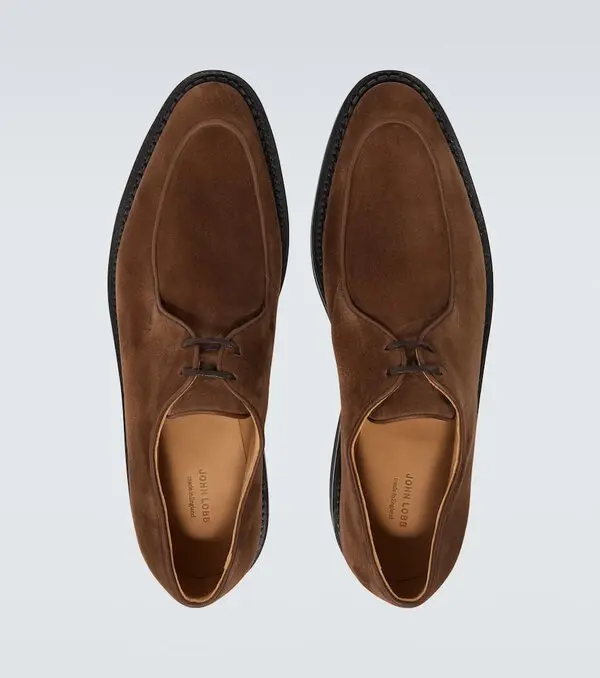 John Lobb Ted Suede Oxford Shoes