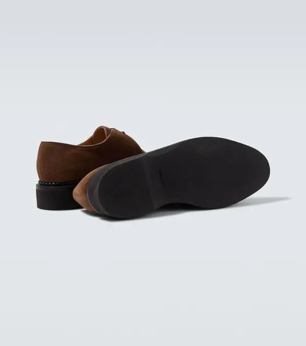John Lobb Ted Suede Oxford Shoes