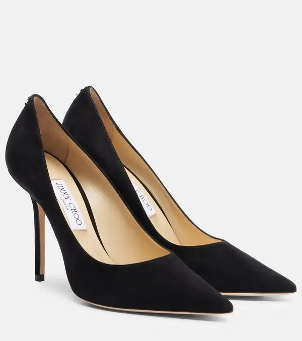 JIMMY CHOO Love 100 Suede Pumps
