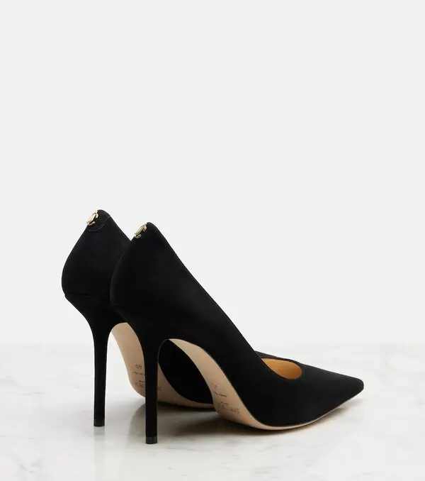 JIMMY CHOO Love 100 Suede Pumps
