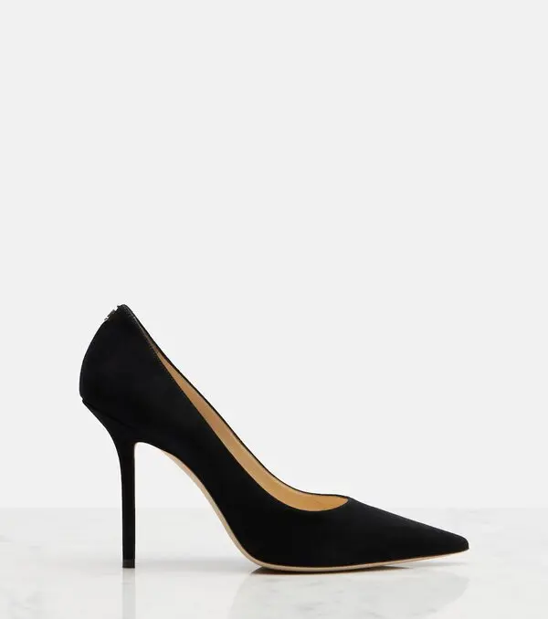 JIMMY CHOO Love 100 Suede Pumps