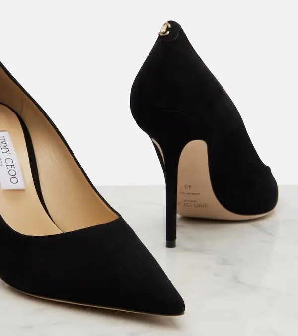 JIMMY CHOO Love 100 Suede Pumps