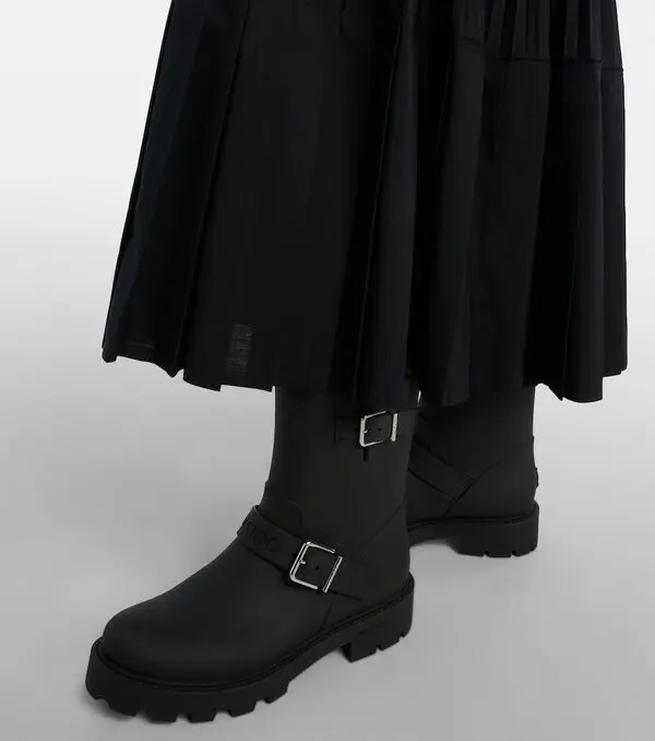 JIMMY CHOO Biker Ankle Boots