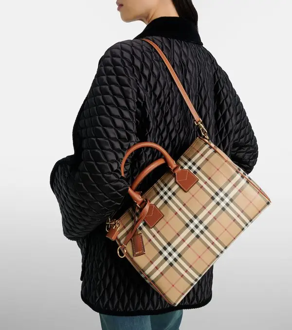 Burberry Medium Check Bowling Bag