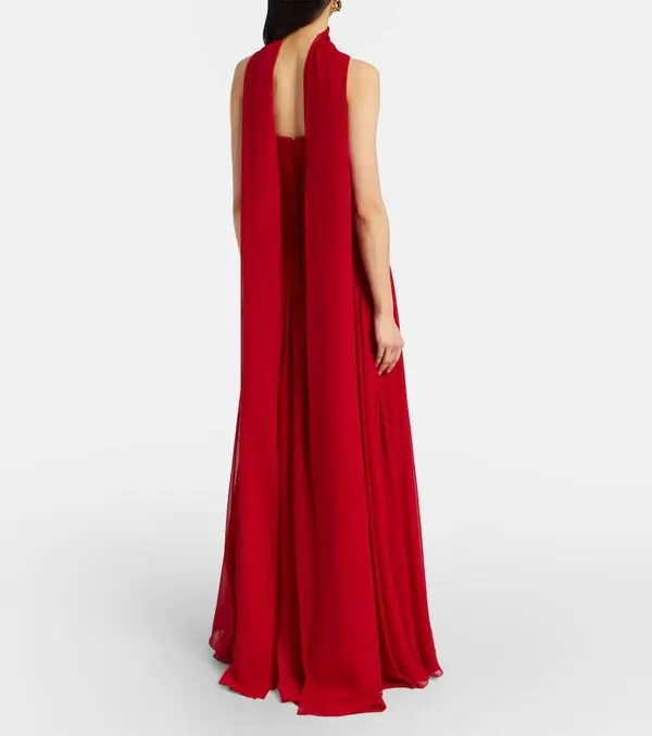 Elie Saab Silk Bustier Gown