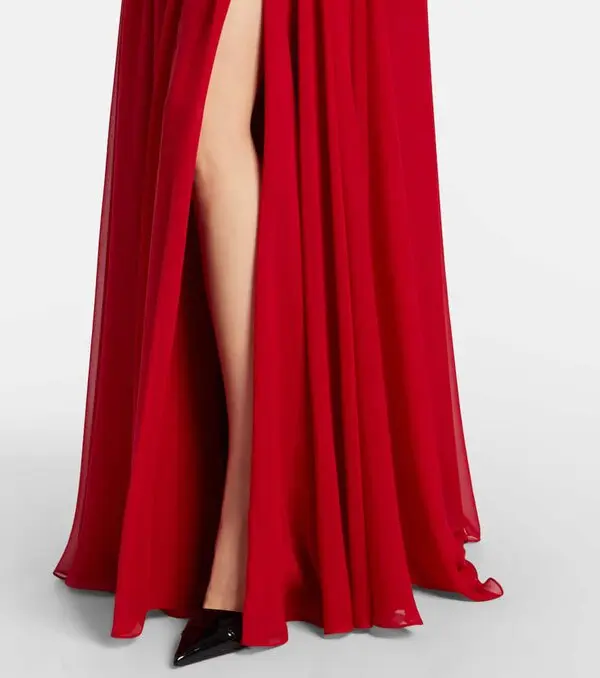 Elie Saab Silk Bustier Gown