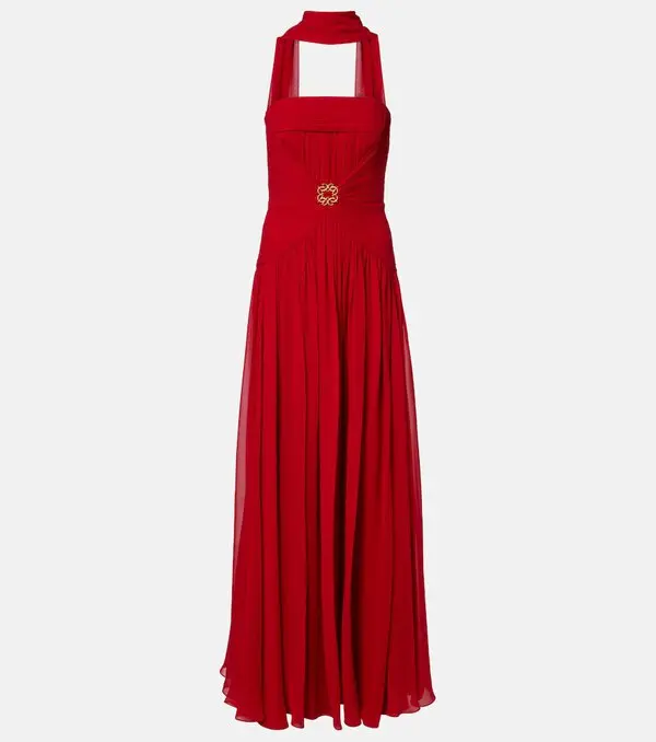 Elie Saab Silk Bustier Gown