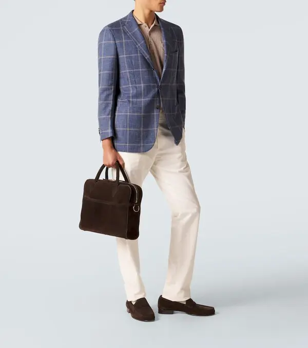 METIER Métier Closer Slim Briefcase - Brown