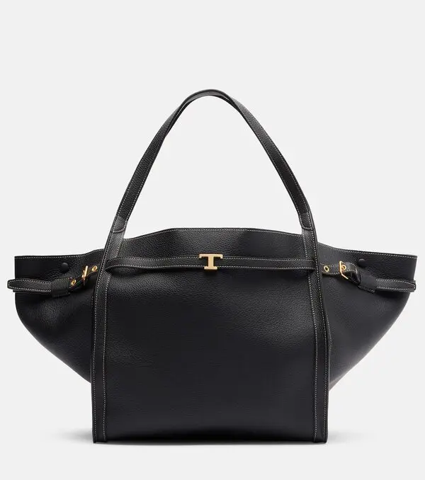 TOD'S T Timeless Leather Shoulder Bag