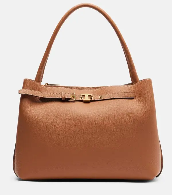 TOD'S T Timeless Leather Shoulder Bag
