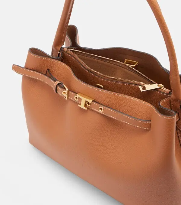 TOD'S T Timeless Leather Shoulder Bag