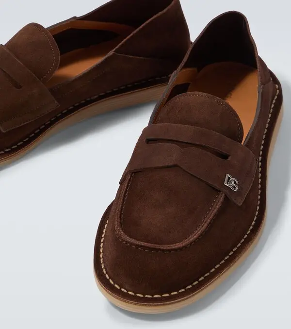 Dolce & Gabbana Leather Penny Loafers