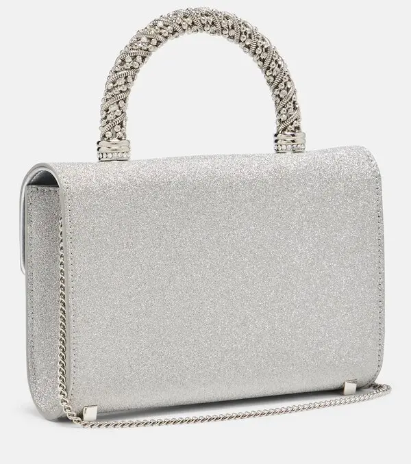 Roger Vivier Mini Flower Jewel Envelope Bag - Silver | Editorialist