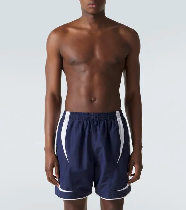 Balenciaga Logo Swim Trunks