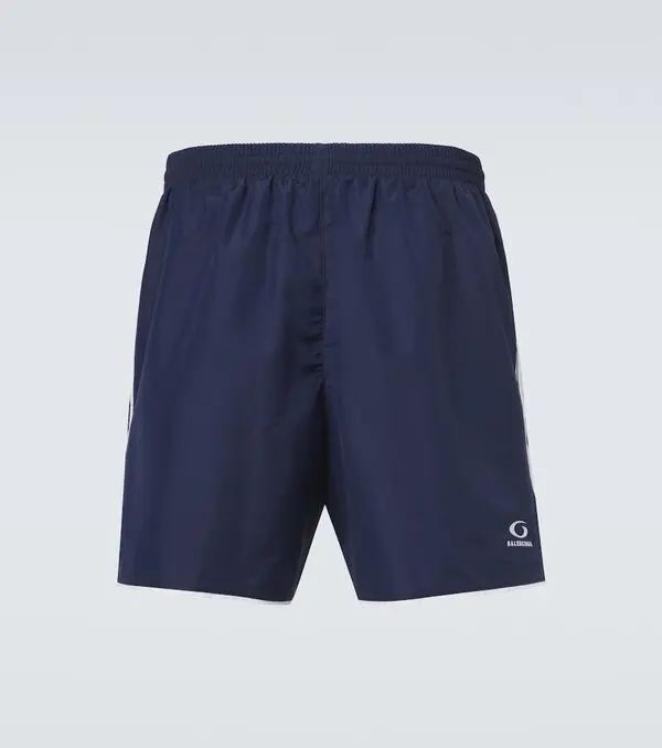Balenciaga Logo Swim Trunks