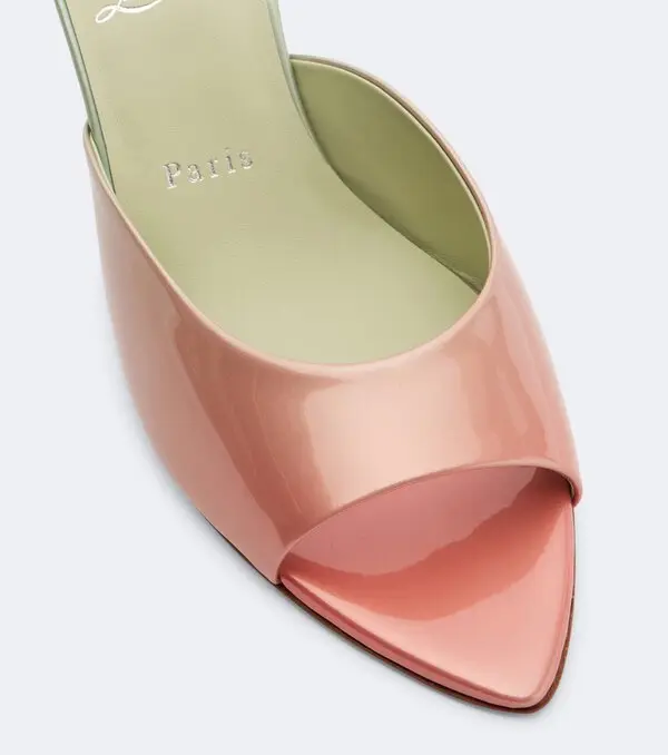 CHRISTIAN LOUBOUTIN Miss Z Leather Sandals - Pink