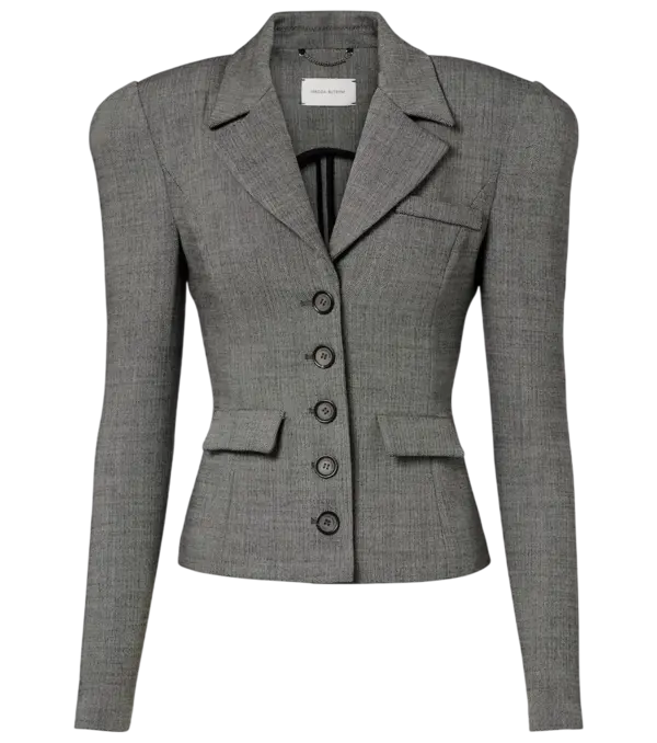 Magda Butrym Wool-blend Blazer - Grey