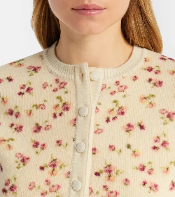 Magda Butrym Wool, Silk, And Cashmere Cardigan