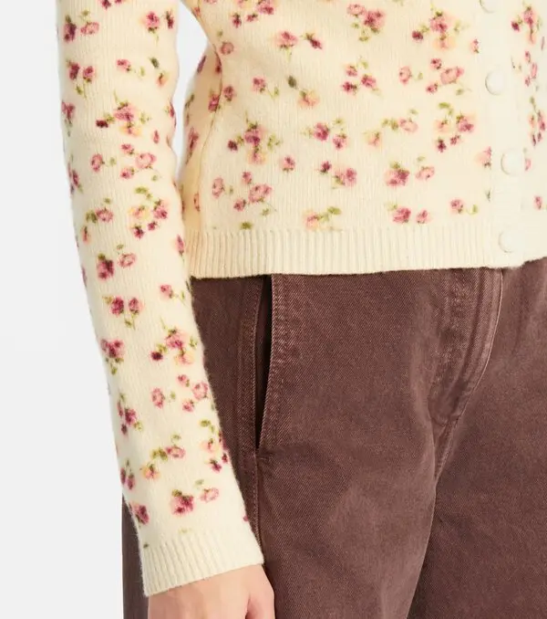 Magda Butrym Wool, Silk, And Cashmere Cardigan