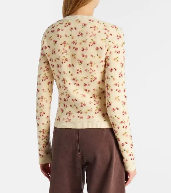 Magda Butrym Wool, Silk, And Cashmere Cardigan