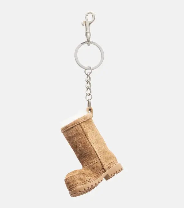 Balenciaga Alaska Boot Bag Charm - Beige