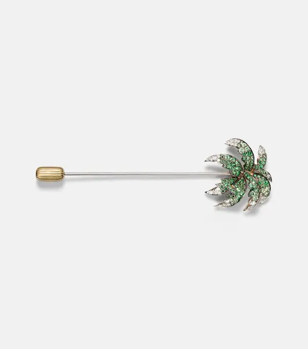 Yvonne Léon Palmier Brooch - Gold