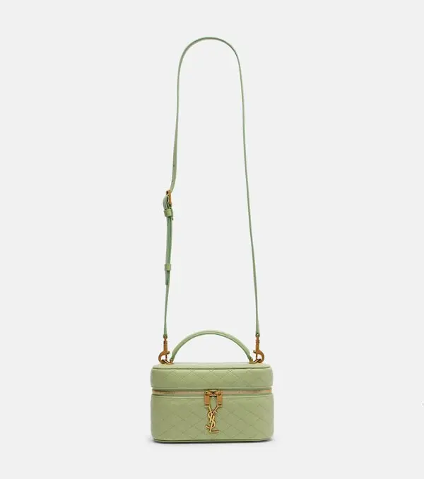 Saint Laurent Gaby Leather Shoulder Bag - Green