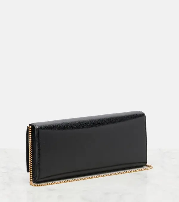 Saint Laurent Kate Leather Clutch