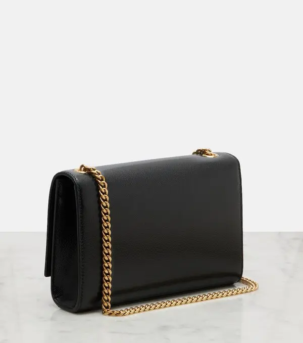 Saint Laurent Small Leather Shoulder Bag - Black