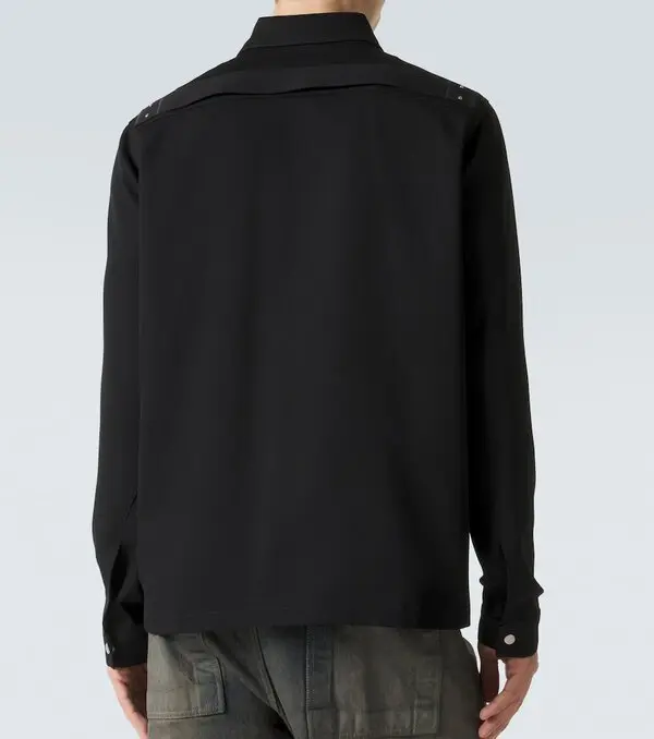 Rick Owens Wool Zip Jacket - Black