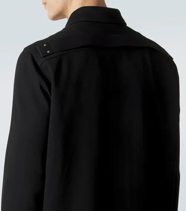 Rick Owens Wool Zip Jacket - Black