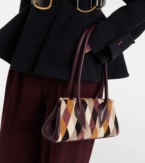 CHRISTIAN LOUBOUTIN Venus Leather Shoulder Bag - Multicoloured