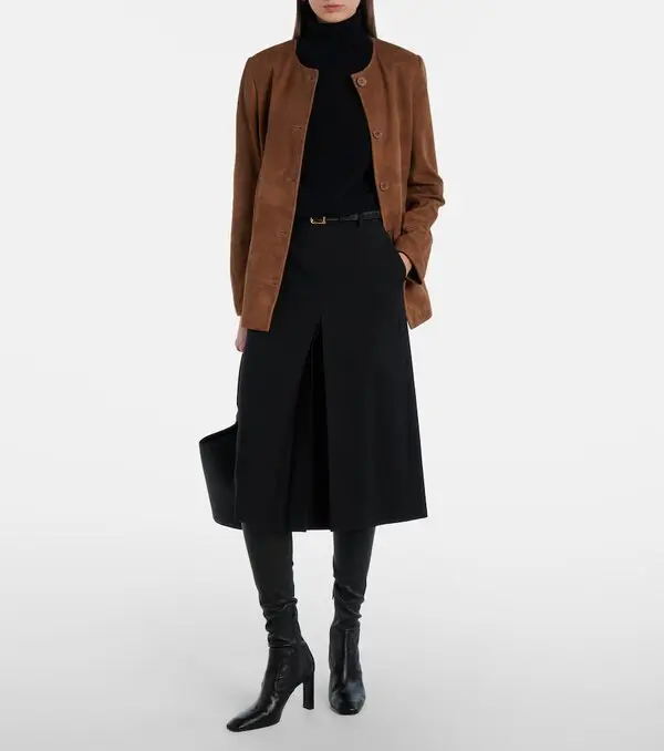 Nour Hammour Maud Suede Jacket