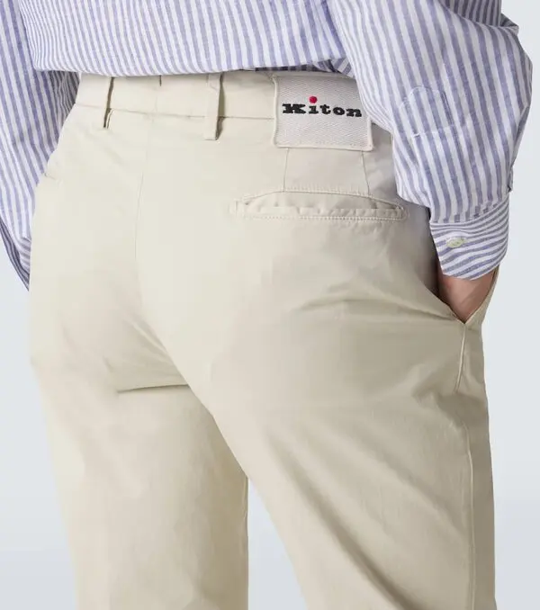 Kiton Cotton-blend Chinos
