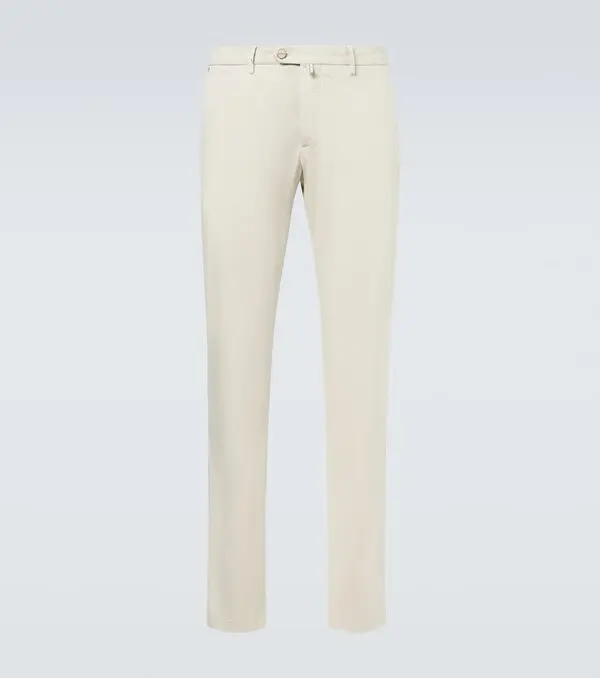 Kiton Cotton-blend Chinos - Beige