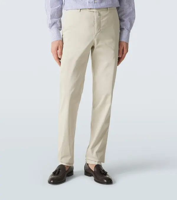 Kiton Cotton-blend Chinos - Beige