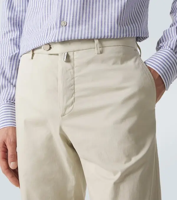 Kiton Cotton-blend Chinos - Beige
