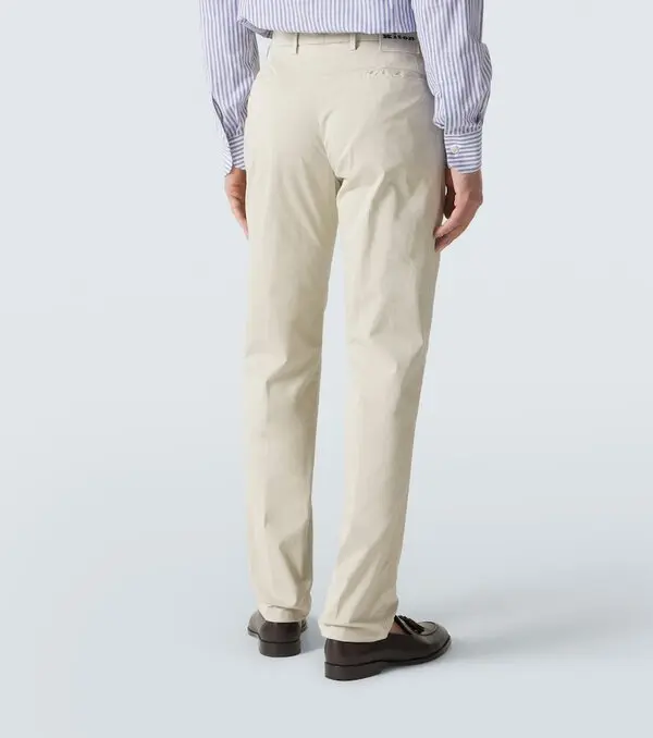 Kiton Cotton-blend Chinos - Beige