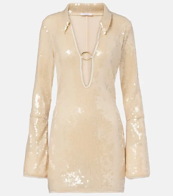 Oseree Marylin O Sequined Minidress