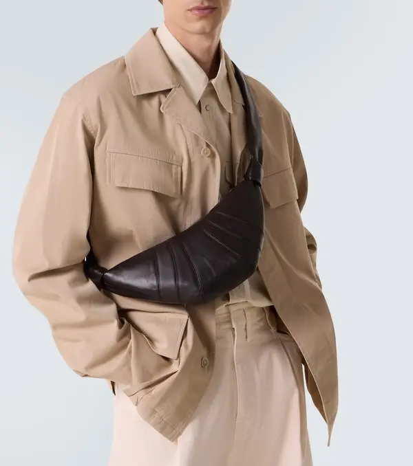 LEMAIRE Croissant Shoulder Bag - Brown