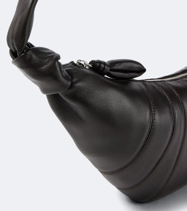LEMAIRE Croissant Small Leather Shoulder Bag - Brown