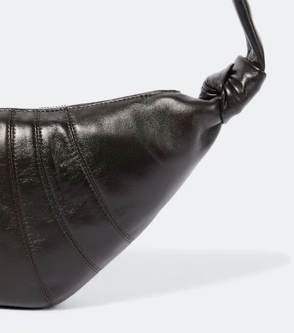 LEMAIRE Croissant Small Leather Shoulder Bag - Brown