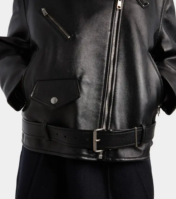 Prada Leather Biker Jacket