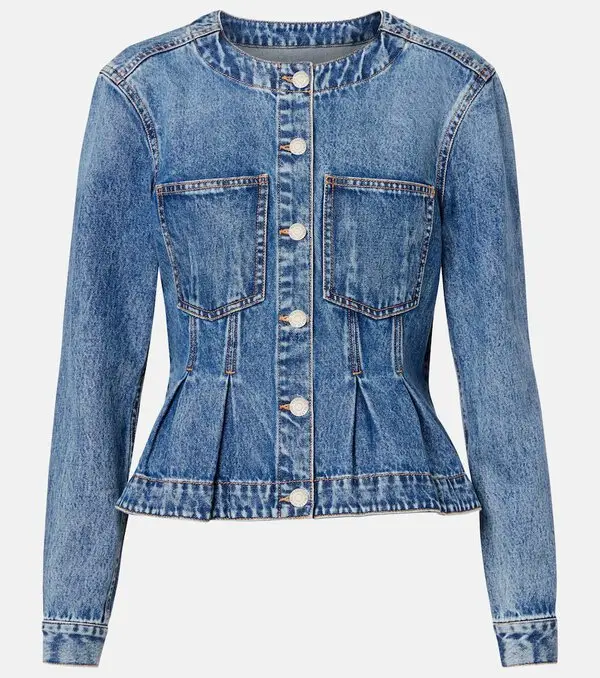 Veronica Beard Zahara Denim Jacket - Blue
