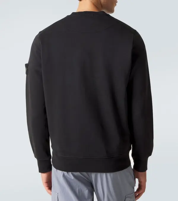 Stone Island Compass Cotton Jersey Sweatshirt