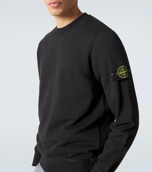 Stone Island Compass Cotton Jersey Sweatshirt