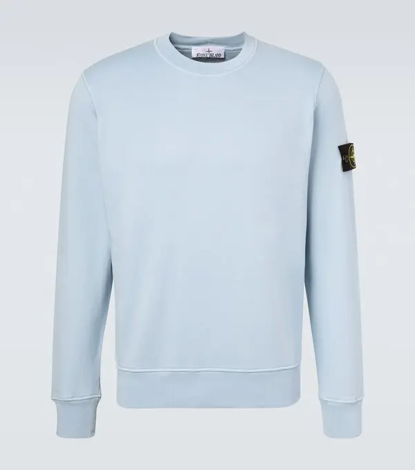 Stone Island Compass Cotton Jersey Sweatshirt