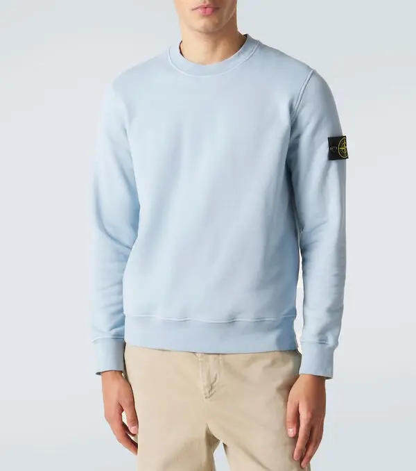 Stone Island Compass Cotton Jersey Sweatshirt